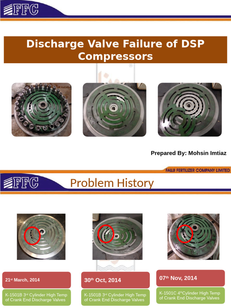 Compressor Valves Failure | PDF