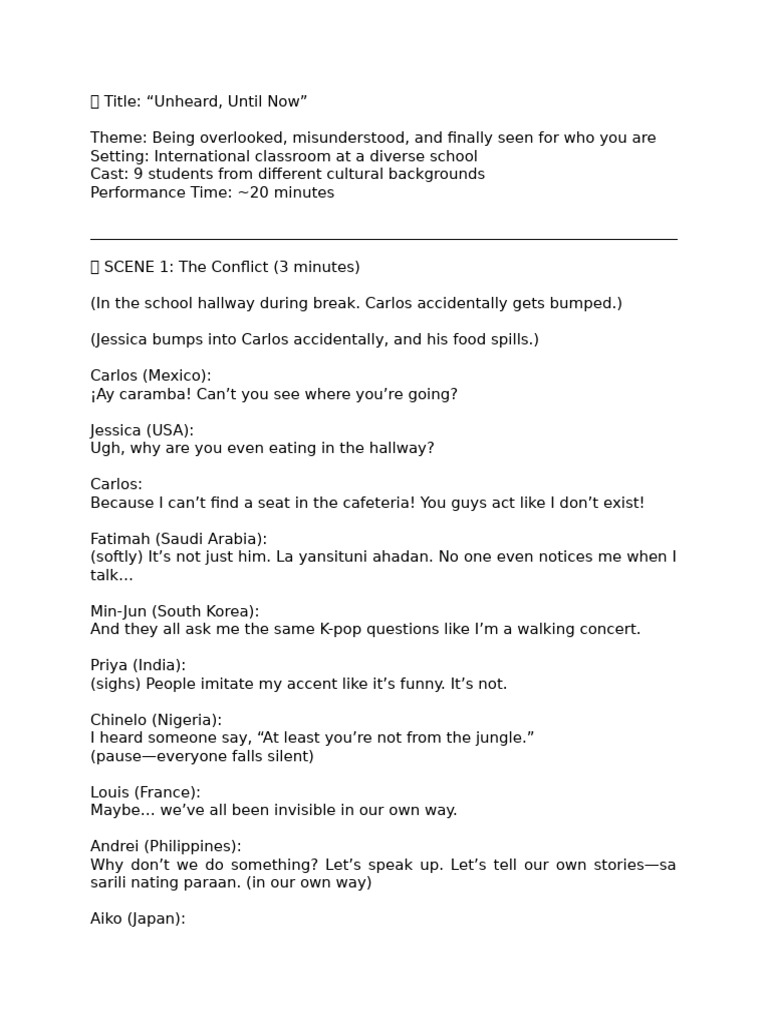 SCRIPT ROLEPLAY | PDF