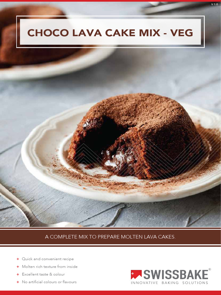 Choco Lava Cake Mix Veg | PDF | Cakes | Foods