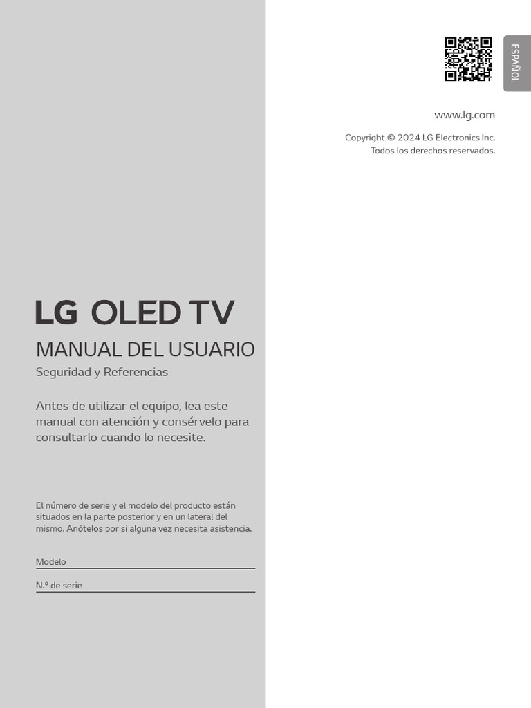 Manual LG Oled48c46la Aeu Spa | PDF | USB | Hdmi