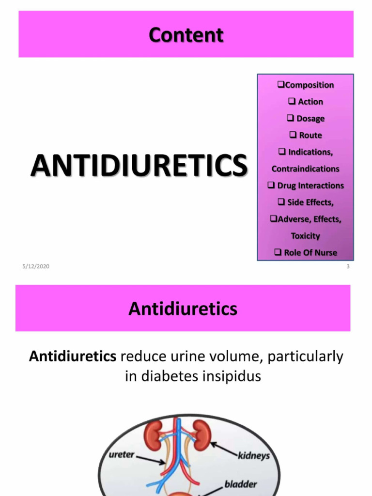 Anti Diuretics | PDF
