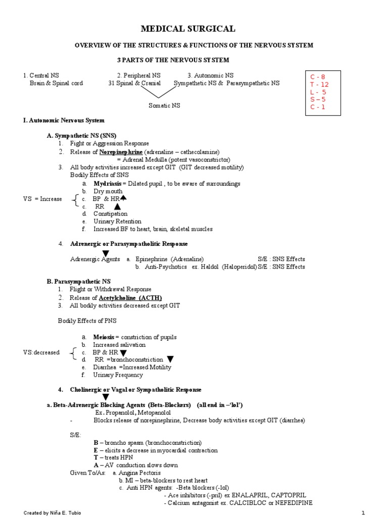 Medical Surgical | PDF | Coma | Stroke