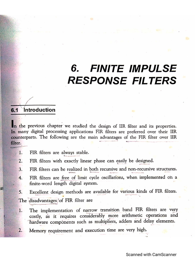 Dsp Fir Filter Pdf