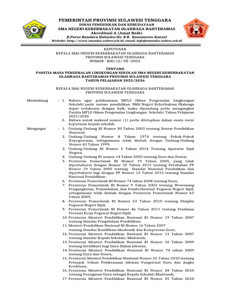 SK MPLS 2025 - 2026 | PDF