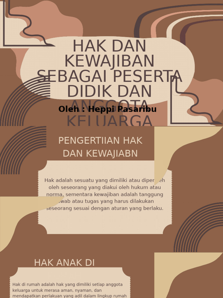 Hak dan Kewajiban Peserta Didik | PDF