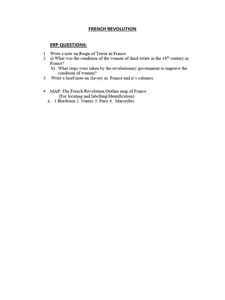 Key Aspects of the French Revolution | PDF