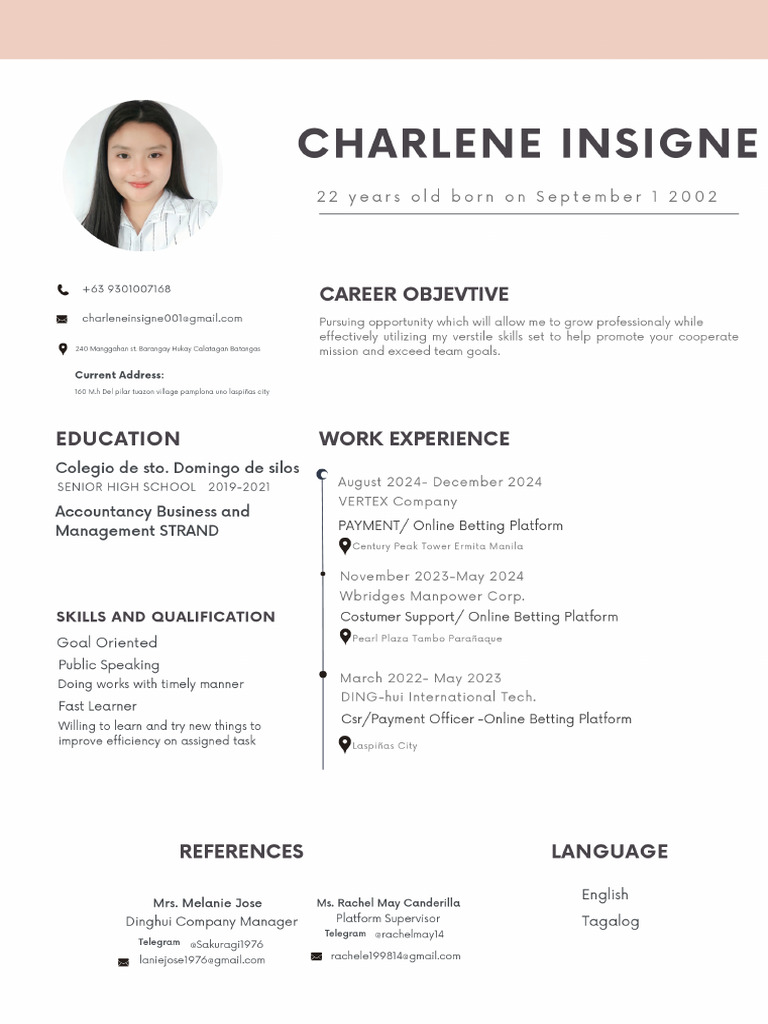Charlene Resume | PDF