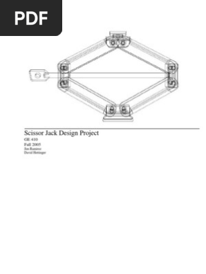 Hydraulic Scissor Jack Design