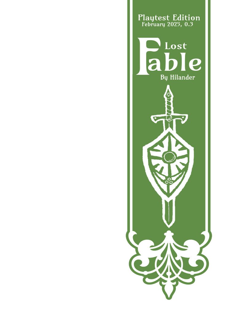 Lost Fable: Player's Guide | PDF | Magician (Fantasy)