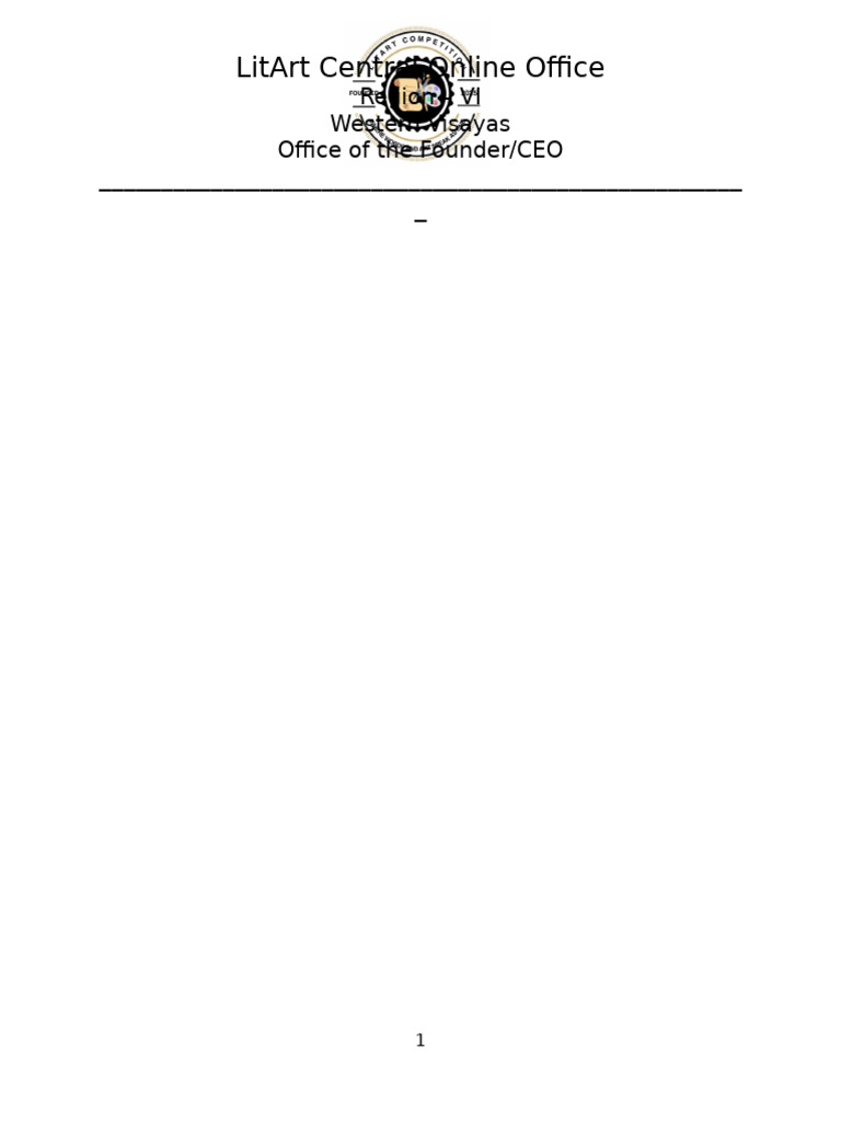 LitArt Central VI Online Office Overview | PDF