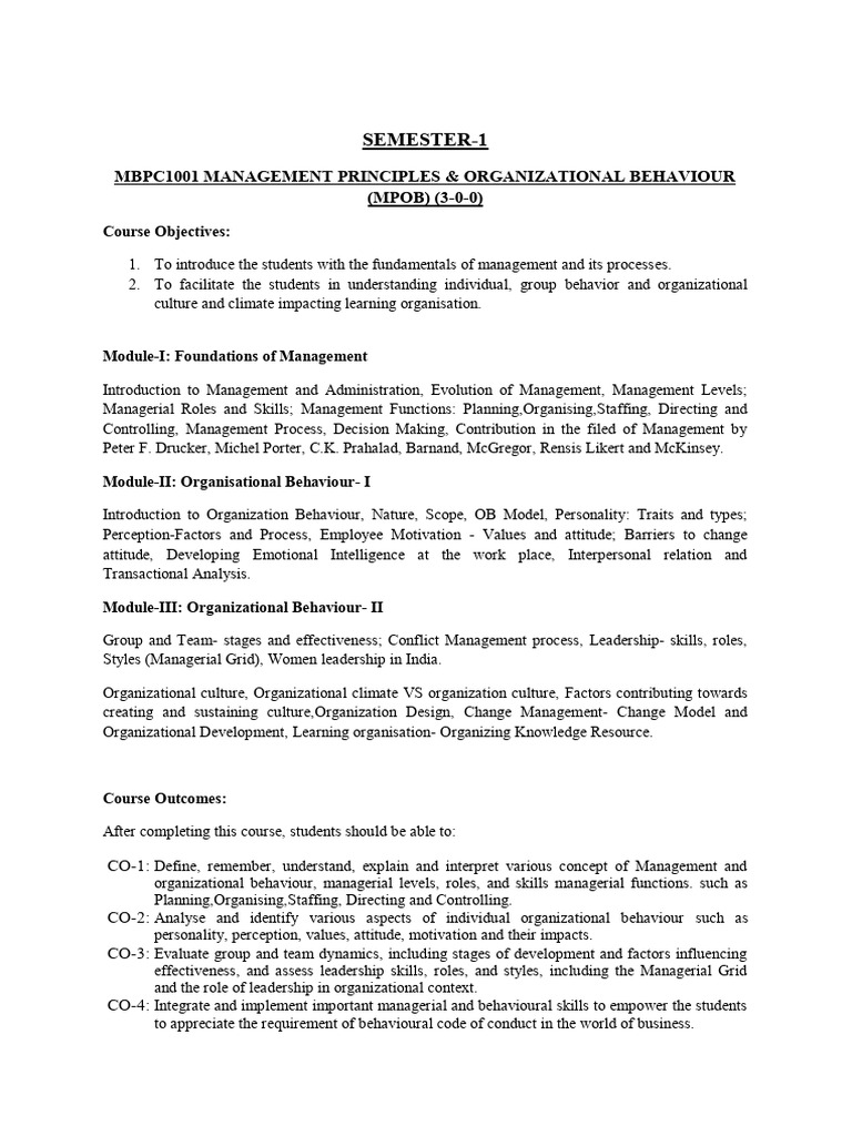 BHU MBA Syllabus 2025 Overview | PDF | Marketing | Human Resource ...