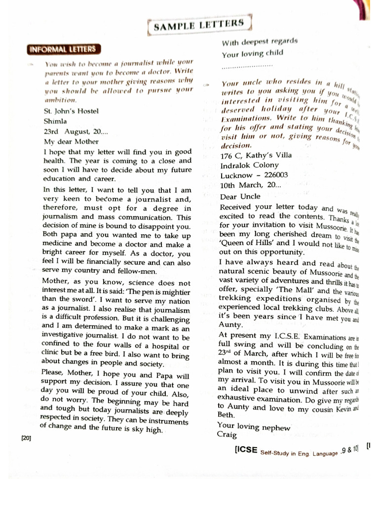Letters Quick Recap | PDF