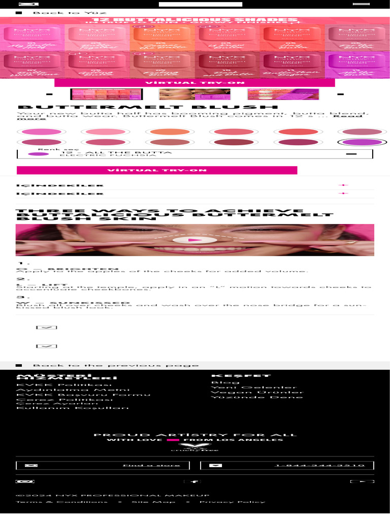 Buttermelt Blush NYX Professional Makeup | PDF