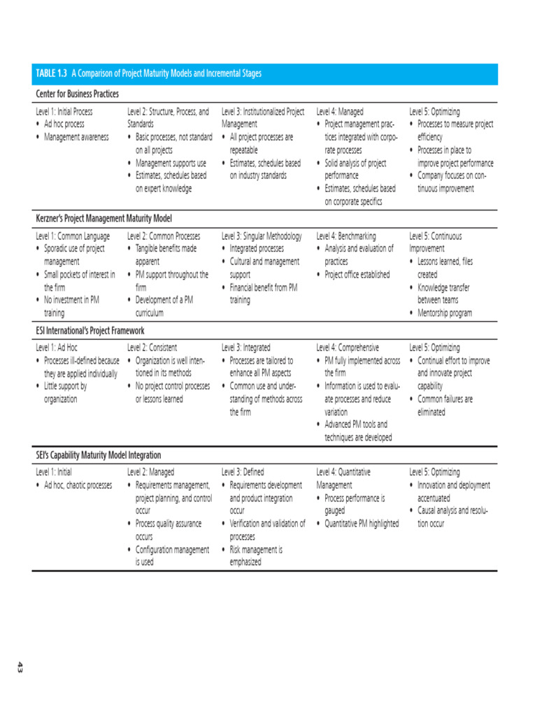 Project Management Maturity Models | PDF | Project Management | Business