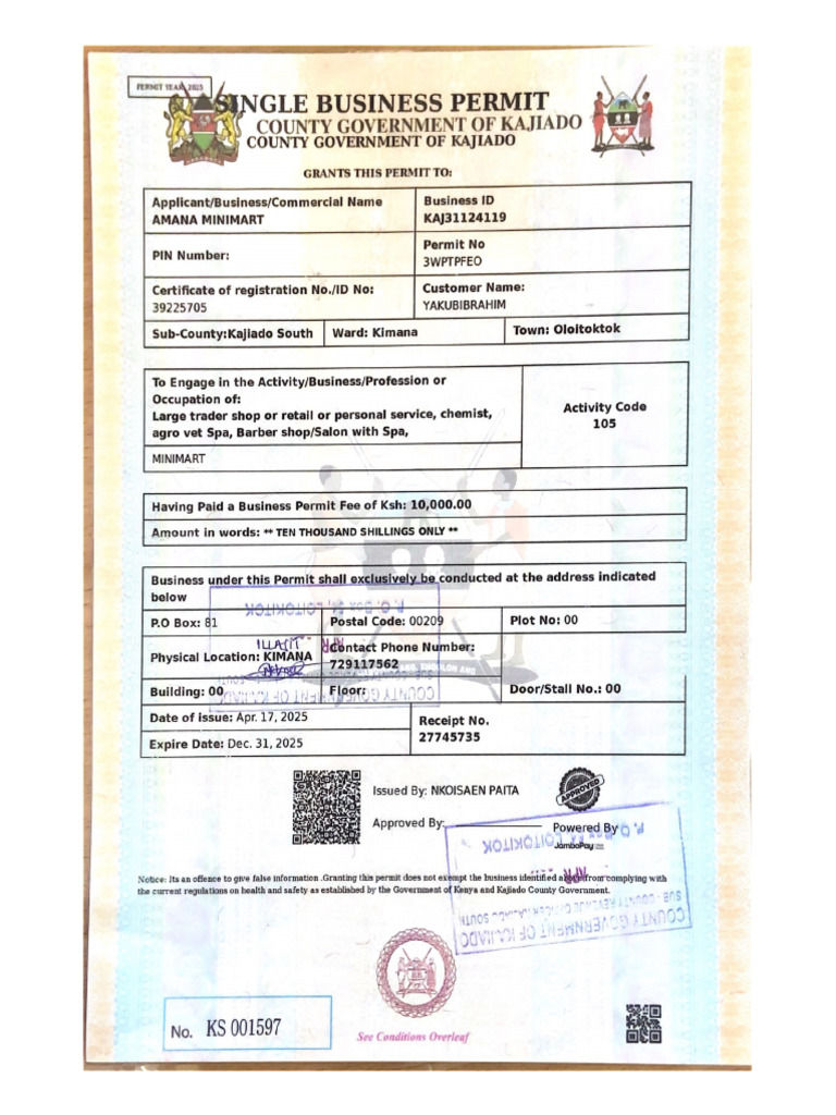 Business Permit | PDF