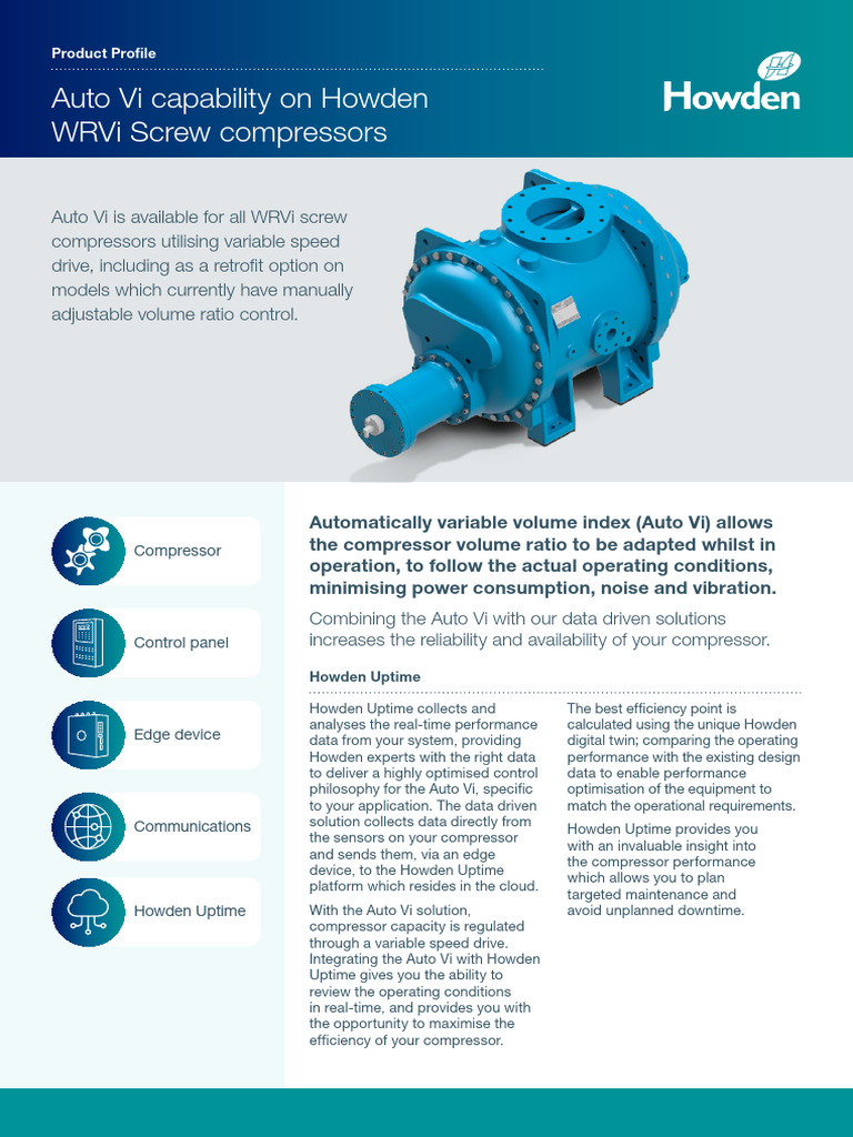 Howden Compressor Uptime Solutions | PDF | Gas Technologies | Energy ...