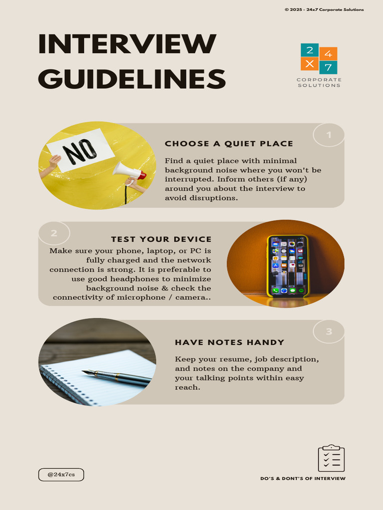 Interview Preparation Tips & Guidelines | PDF