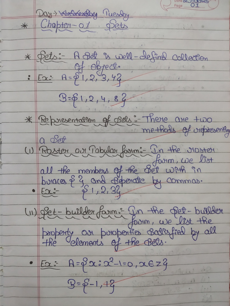 SETS Class Notes.... | PDF