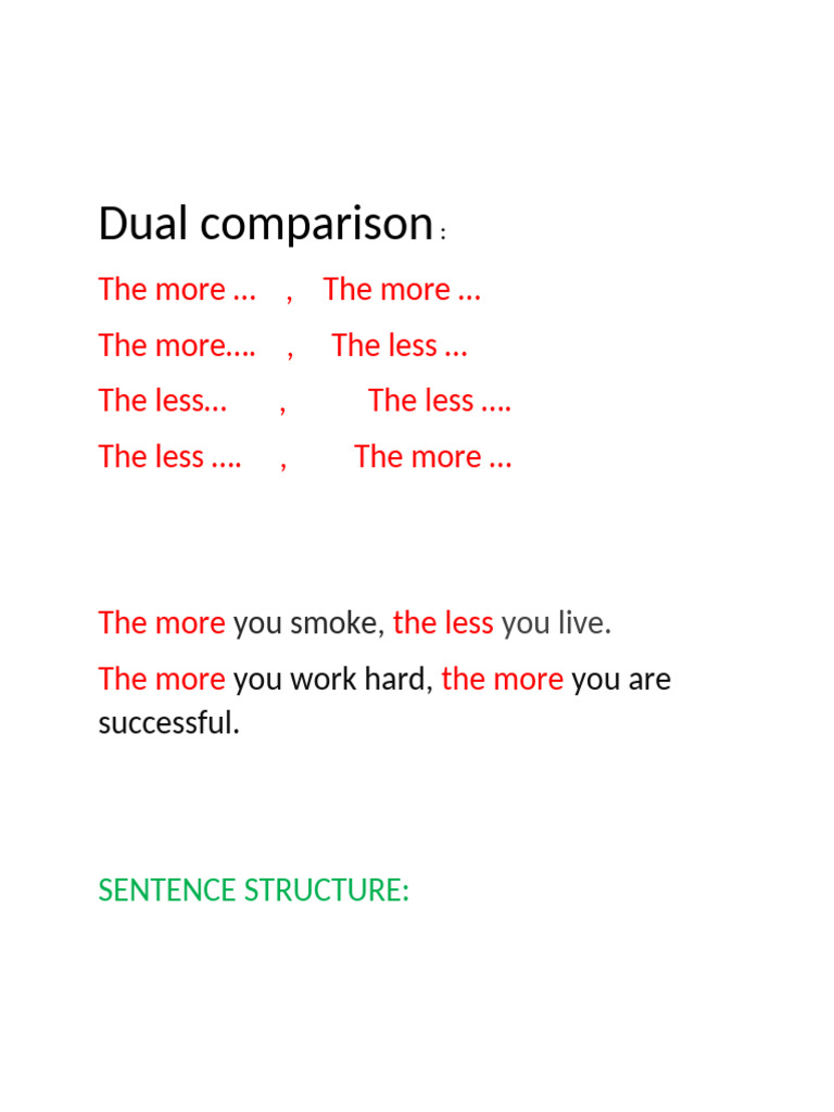Understanding Dual Comparisons | PDF