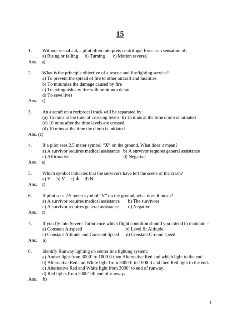 Regs Paper 15 | PDF | Visual Flight Rules | Instrument Flight Rules