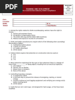 OSHA 30 Construction Final Test Answer Key | PDF | Occupational Safety ...