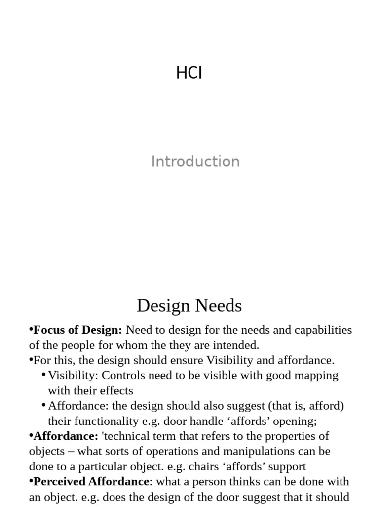 Understanding Human-Computer Interaction | PDF | Human–Computer Interaction | Computing