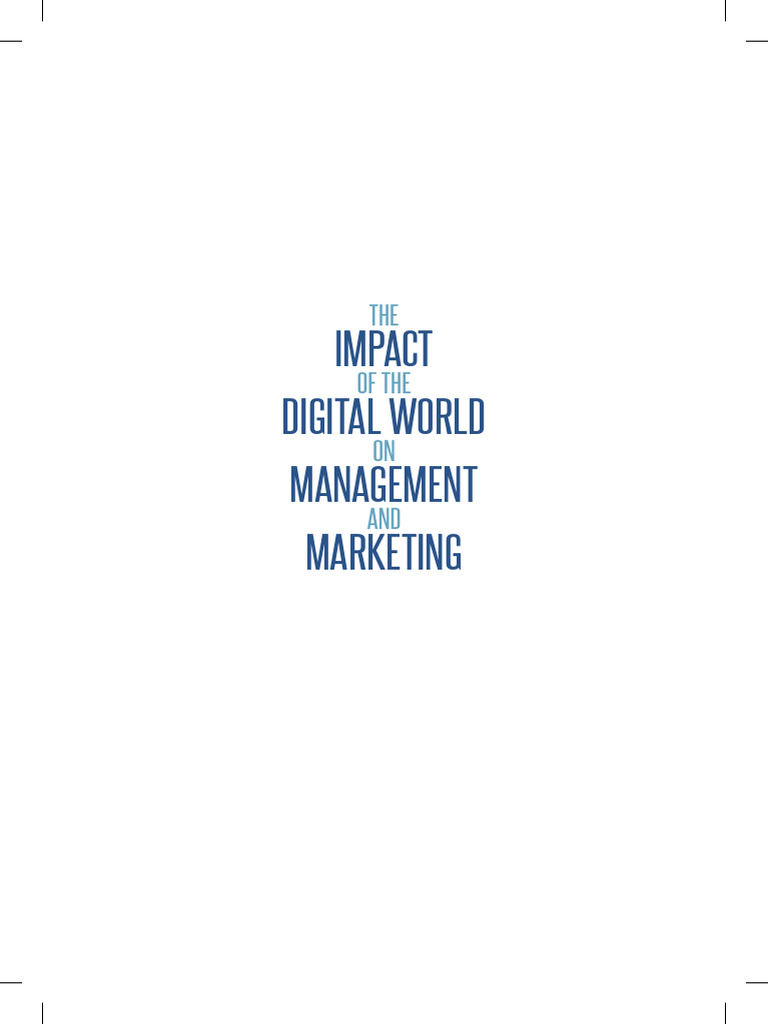 Digital Impact on Management & Marketing | PDF | Smartphone | I Phone
