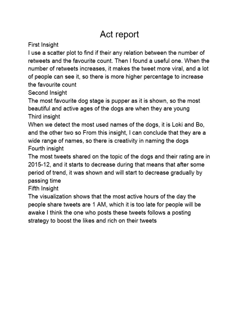 Act Report | PDF