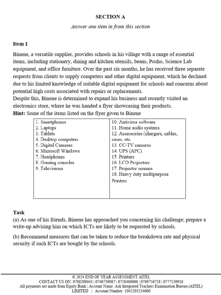 Ict 1 Aitel s.1 Assessment | PDF | Educational Technology | Computing