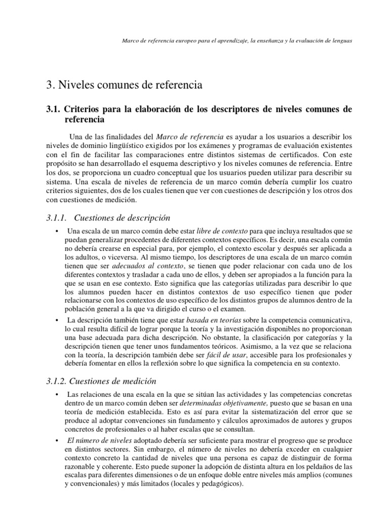 Mcer | PDF | Evaluación | Lingüística