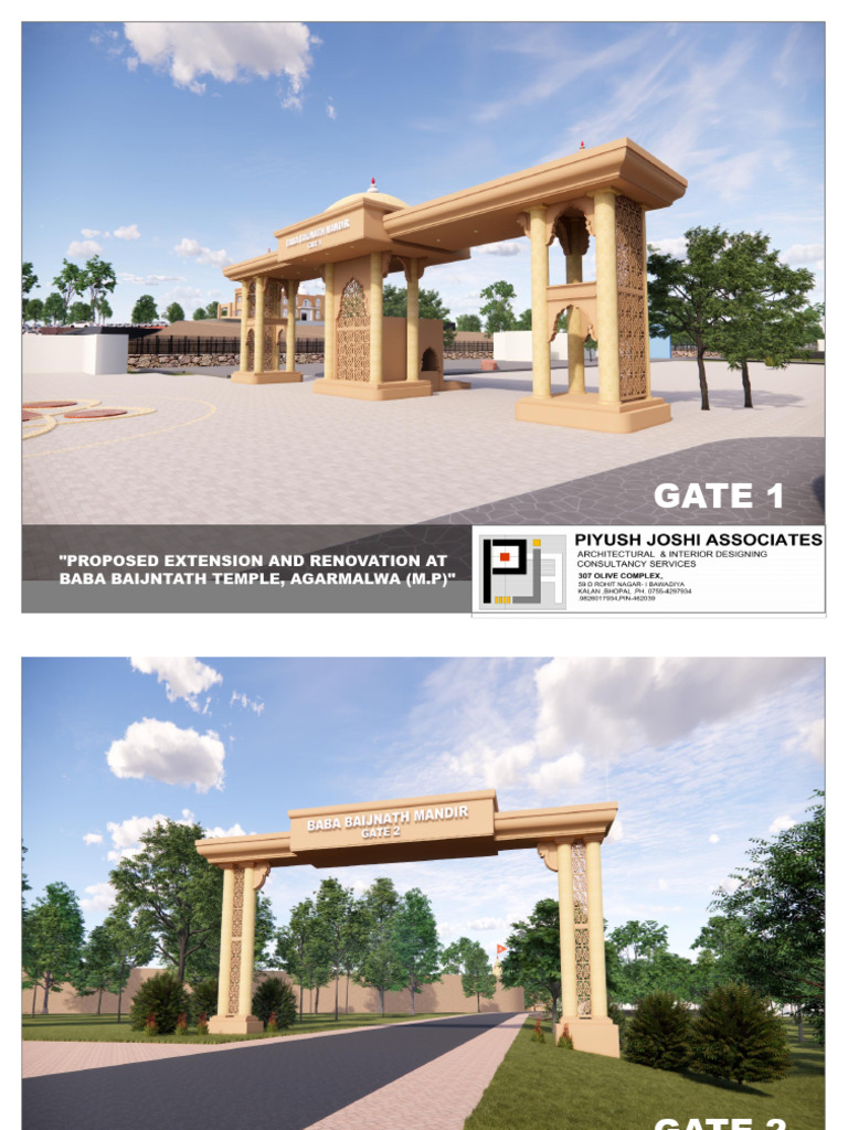 Baba Baijnath Temple Renovation Plan | PDF