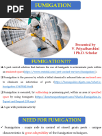 Note of Aluminium Phosphide Fumigation | PDF | Pest (Organism) | Agriculture