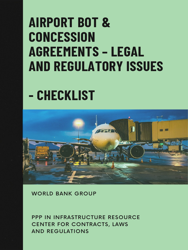 Airport BOT Agreements Legal Regulatory Checklist | PDF | Airport ...