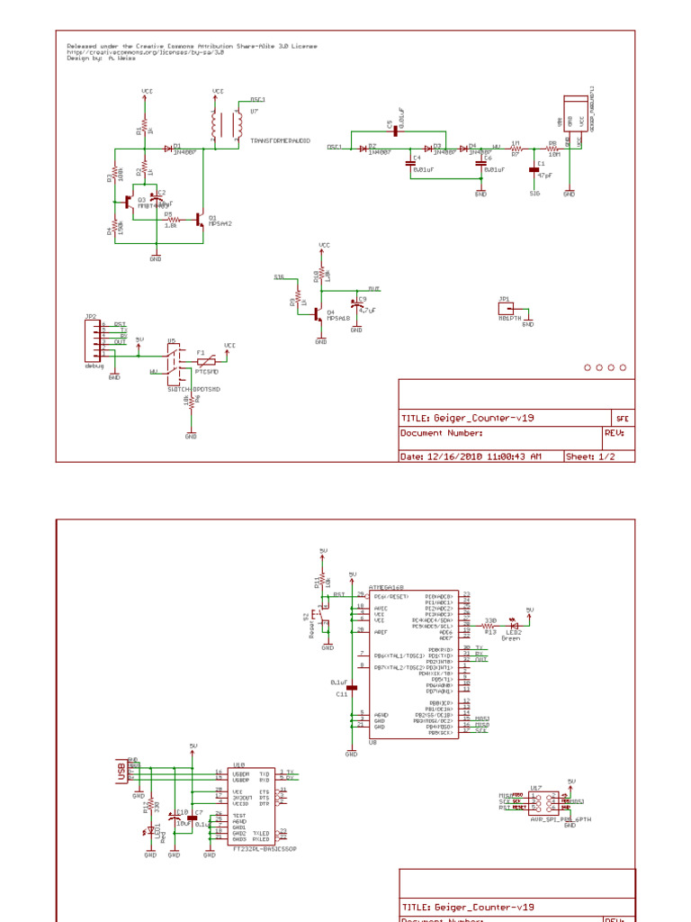 Geiger Counter-V19 (Sparkfun) | PDF