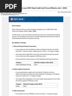 HDFC Salary Account Product Codes | PDF