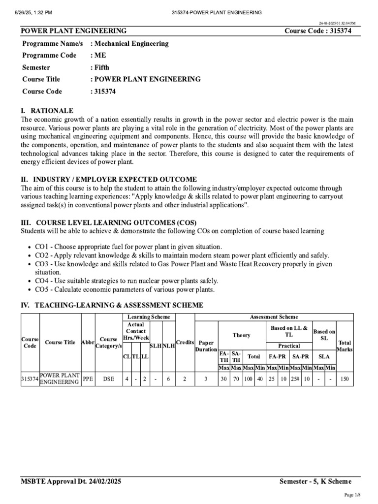 315374-Power Plant Engineering | PDF