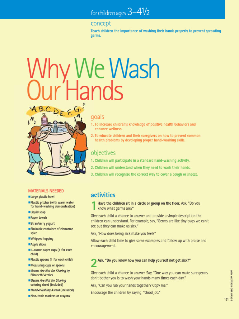 Lesson12 HAND WASHING | PDF | Hand Washing