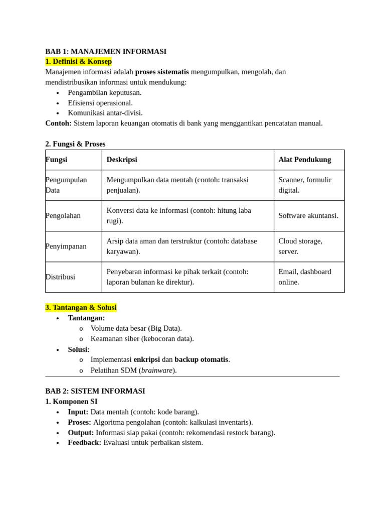 RPS Konsep Dasar Manajemen Dan Bisnis - Materi 1 | PDF