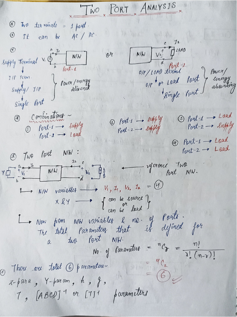 The Two Port | PDF