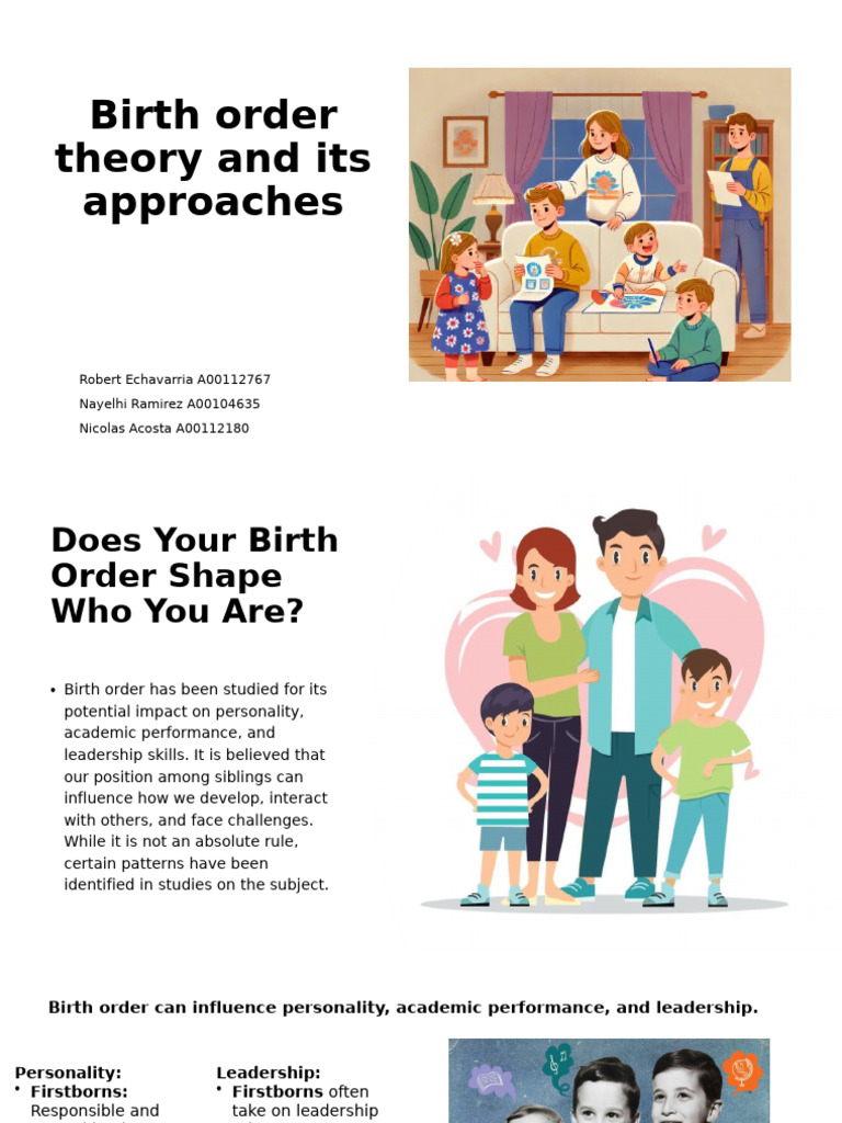 Birth Order Theory and Its Approaches | PDF | Leadership | Decision Making