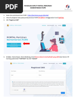 Panduan Pengisian Portal Perizinan Pupr (LSP MKN) | PDF