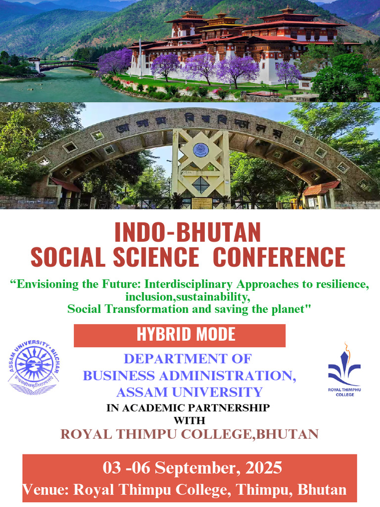 Indo-Bhutan Social Science Conference 2025 | PDF | Governance ...