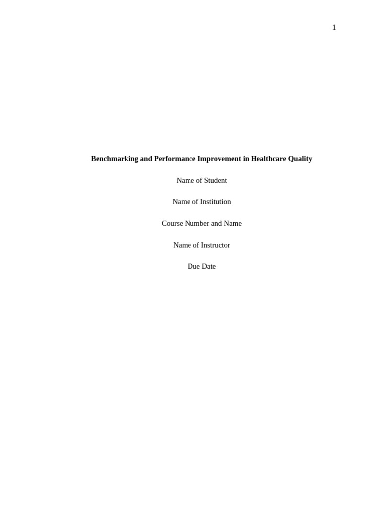 Healthcare Quality Improvement Strategies | PDF | Six Sigma | Patient ...