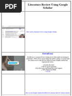 How To Use The Google Scholar in RRL Writing | PDF