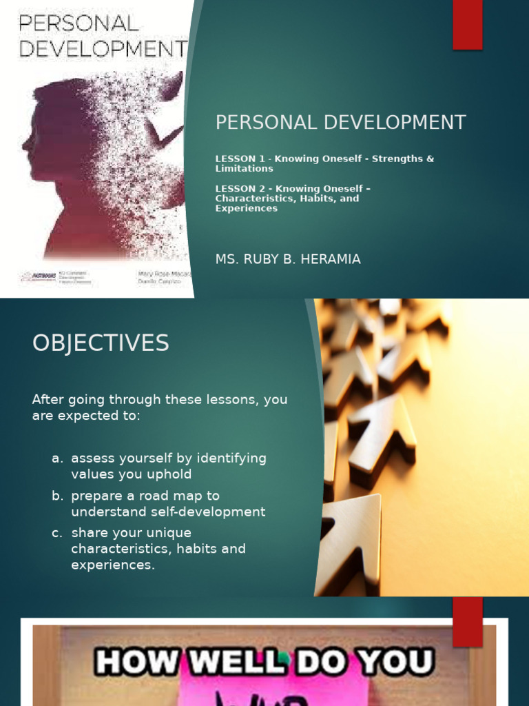 PERDEV-WEEK-1-2 Personal Development Quarter 1 | PDF | Self Concept ...