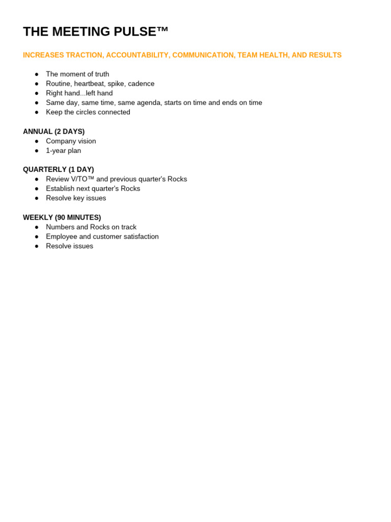 The Meeting Pulse (1) | PDF
