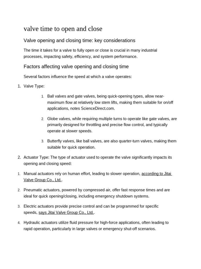 Valve Opening and Closing Timing Insights | PDF | Valve | Actuator