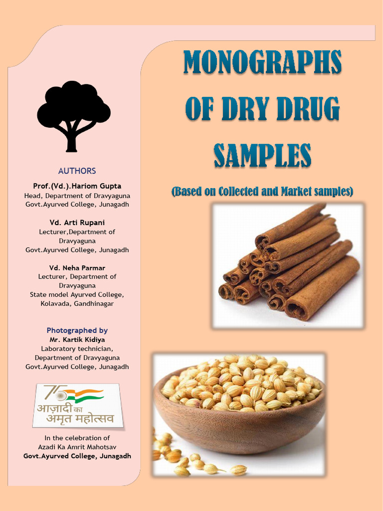 Monographs of Dry Drug Samples | PDF | Ayurveda | Plants