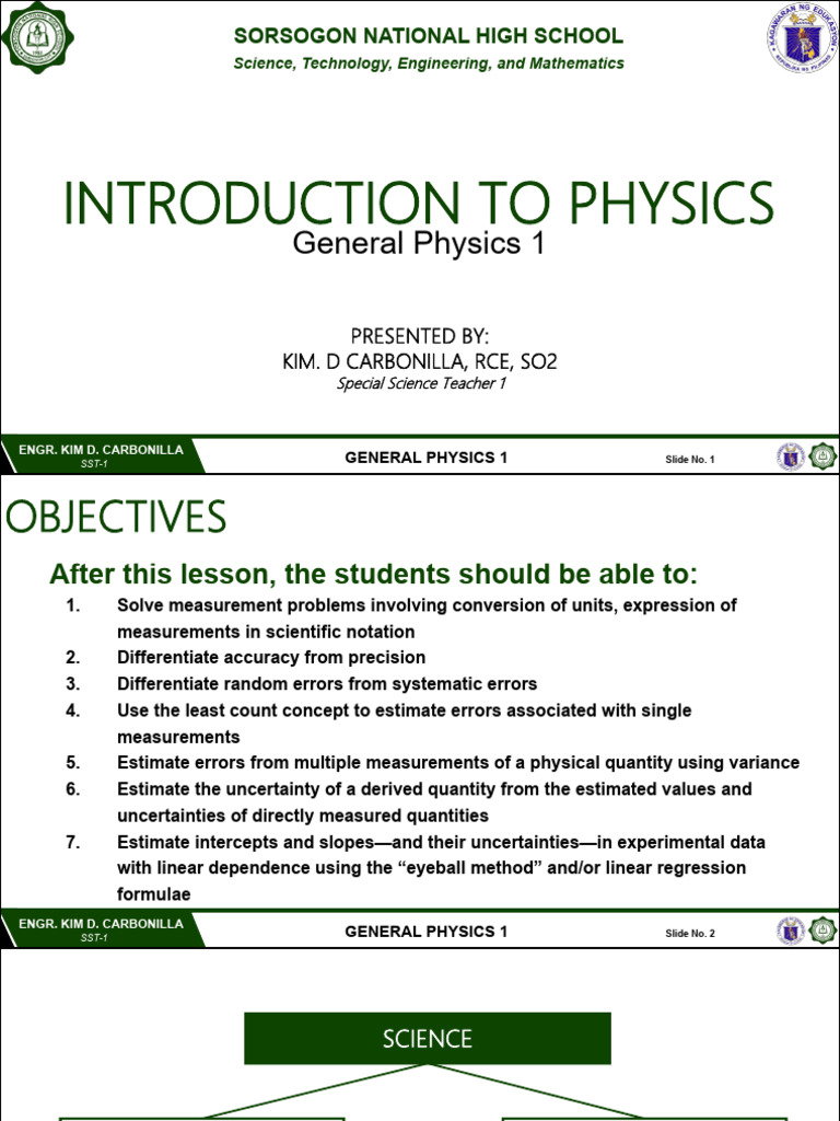 Introduction to Physics Concepts | PDF | Significant Figures | Accuracy ...