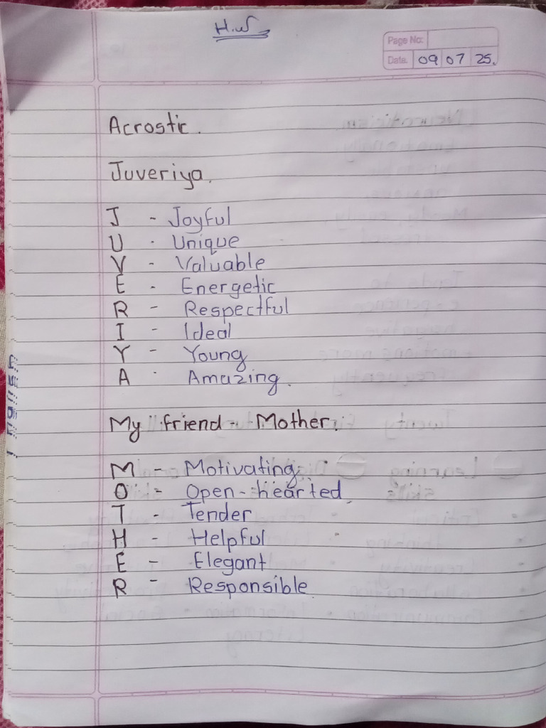 Acrostic | PDF